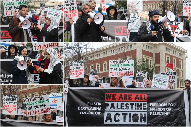 Alman Konsolosluğu'nda "Filistin eylemlerinde tutuklananlar serbest ...